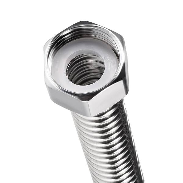 Corrugated Stainless Steel Water Line 3.9inch Long G3/4 Female ...