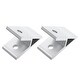 2Pcs 45 Degree Angle Aluminum Profile Corner Brackets 4040 Series ...