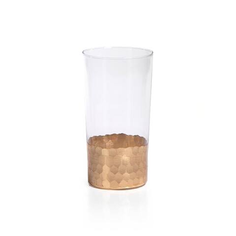 "Garan" Hammered Glass Highball Glass (Set of 4) - Overstock - 16753340