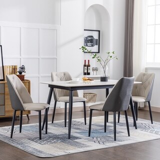 Set of 4 PU Dining Chair - Bed Bath & Beyond - 37641723