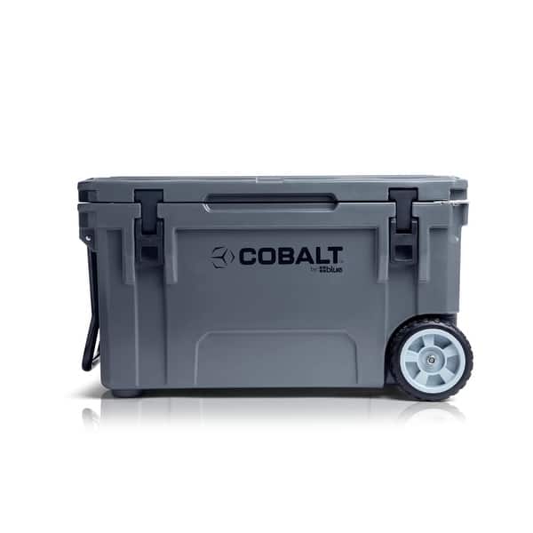 55 Quart Roto Molded Super Ice Cooler, Large Ice Chest Holds Ice Up to ...