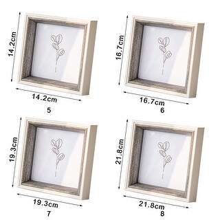 Portable Picture Frame Delicate Resin Square AntiDeform Photo Holder ...