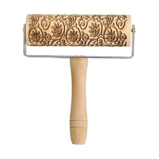 Mrs. Anderson's Baking Floral Scroll DesignRolling Pin - Bed Bath ...