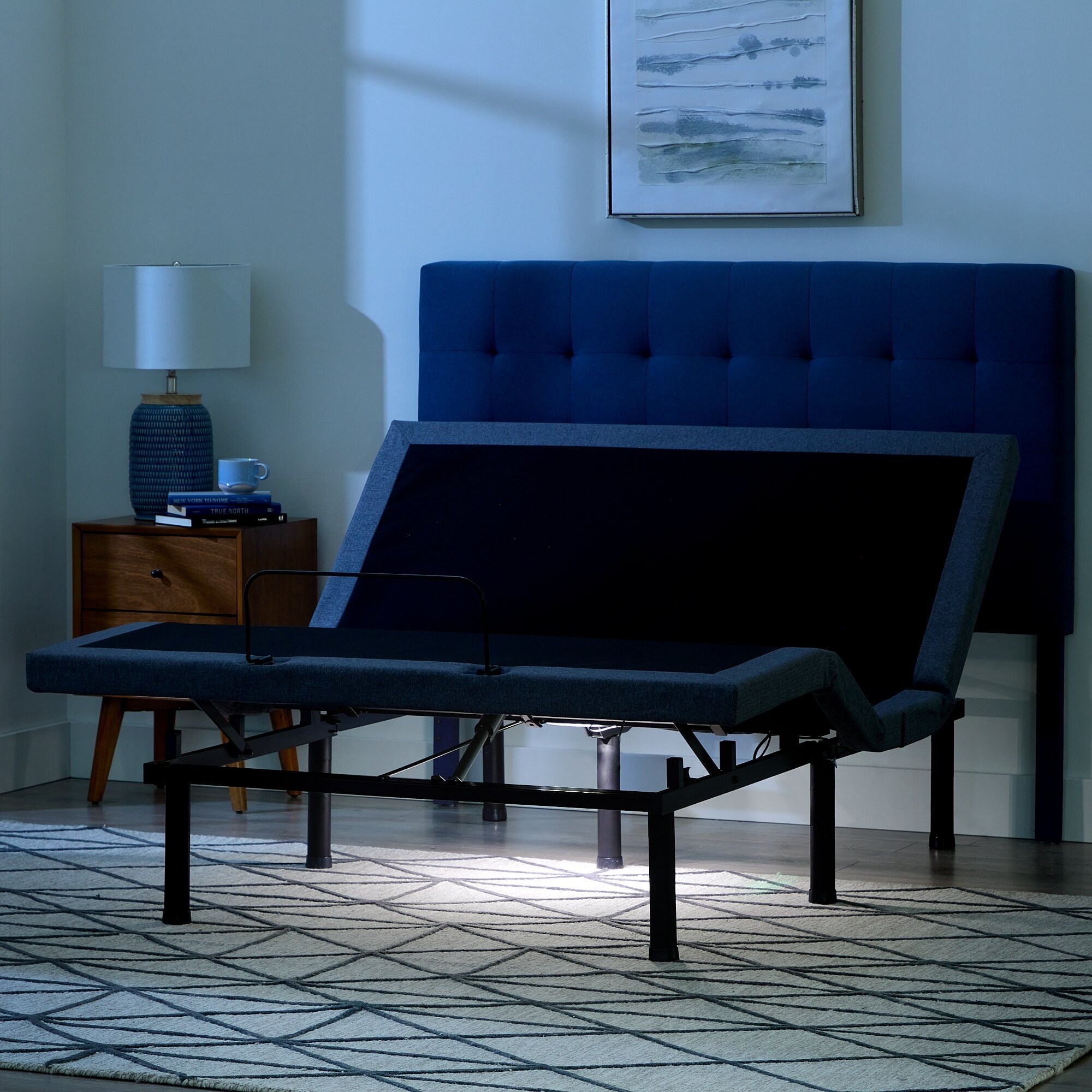 Lucid comfort collection deluxe split king adjustable bed base store
