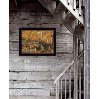 TrendyDecor4U Farmhouse "Peaceful Retreat" Framed Print Wall Art by Ed ...