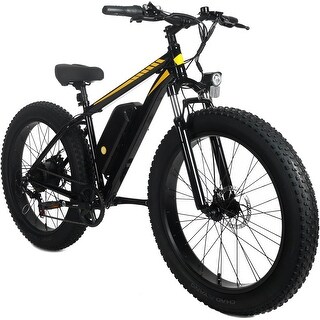 26" x 4.0Fat Tires 750W Electric Bike for Adults with Removable Battery ...