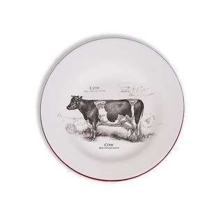 Cow Farmhouse Salad Plate Set of 4 - Set of 4 - Bed Bath & Beyond ...