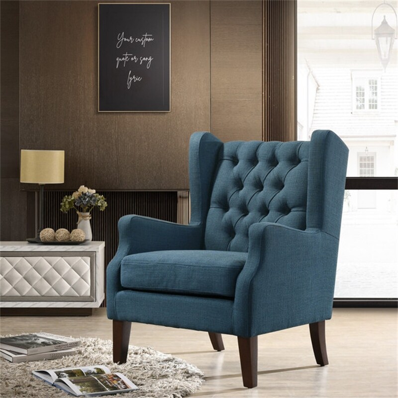 Blue Wingback Chairs Accent Chairs - Bed Bath & Beyond