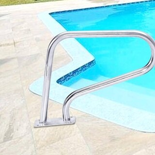 Swimming Pool Safety Handrails for Inground Pools 30"x 22" - N/A - Bed ...