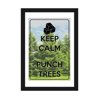 iCanvas "Keep Calm & Punch Trees" by Unknown Artist - Bed Bath & Beyond ...