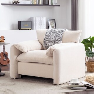Advanced Arches Style Arm Sofa Comfort Wingback Chairs Plump Cushions ...