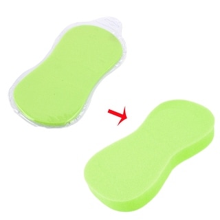 Durable Practical Expanding Bone Shaped Car Wash Sponge Green - Bed ...