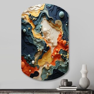 Biomorphism Organic Forms II - Biomorphism Sculptures Wall Art In Metal ...