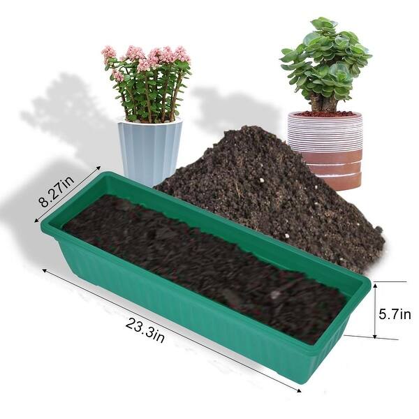 Outdoor Overhead Vegetable Planter Indoor with Drainage 5 Containers ...