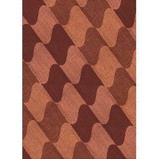 Ahgly Company Machine Washable Transitional Bright Orange Area Rugs ...