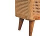 Stylish and Minimalist Wood Lid-up Storage Stool with Rattan Design ...