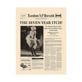 The Seven Year Itch (36 x 48) Canvas Art Print - Bed Bath & Beyond ...