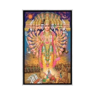 iCanvas "Hindu God Vishnu As Virat Swaroop" by Unknown Artist Framed ...