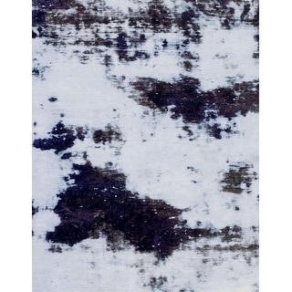 Ahgly Company Machine Washable Abstract Blue Angel Blue Area Rugs - Bed ...