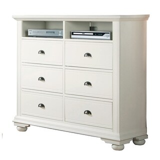 Addison White TV Stand - white - Bed Bath & Beyond - 37981160