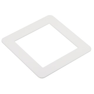 Switch Surround Plate Decoration Single Gang Acrylic White 126mm x ...