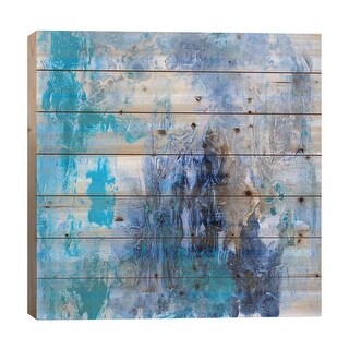 Tidal Flow I Print On Wood by Scherrer Finch - Multi-Color - Bed Bath ...