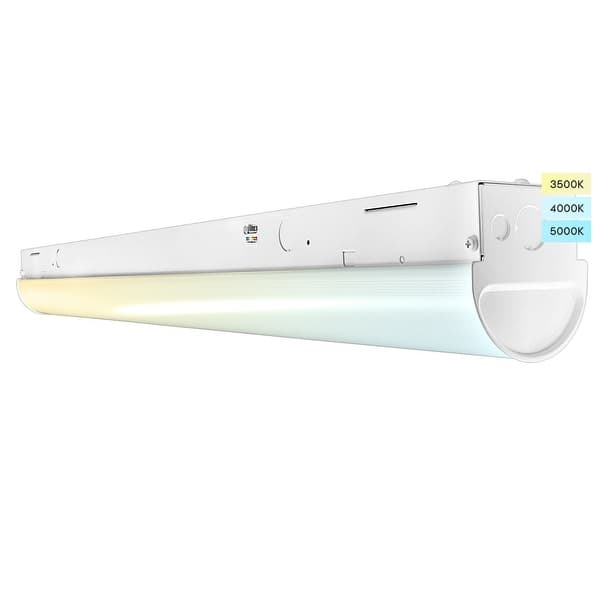 Luxrite 3FT LED Strip Light Fixture, 25W, 3450 Lumens, 3 Color ...