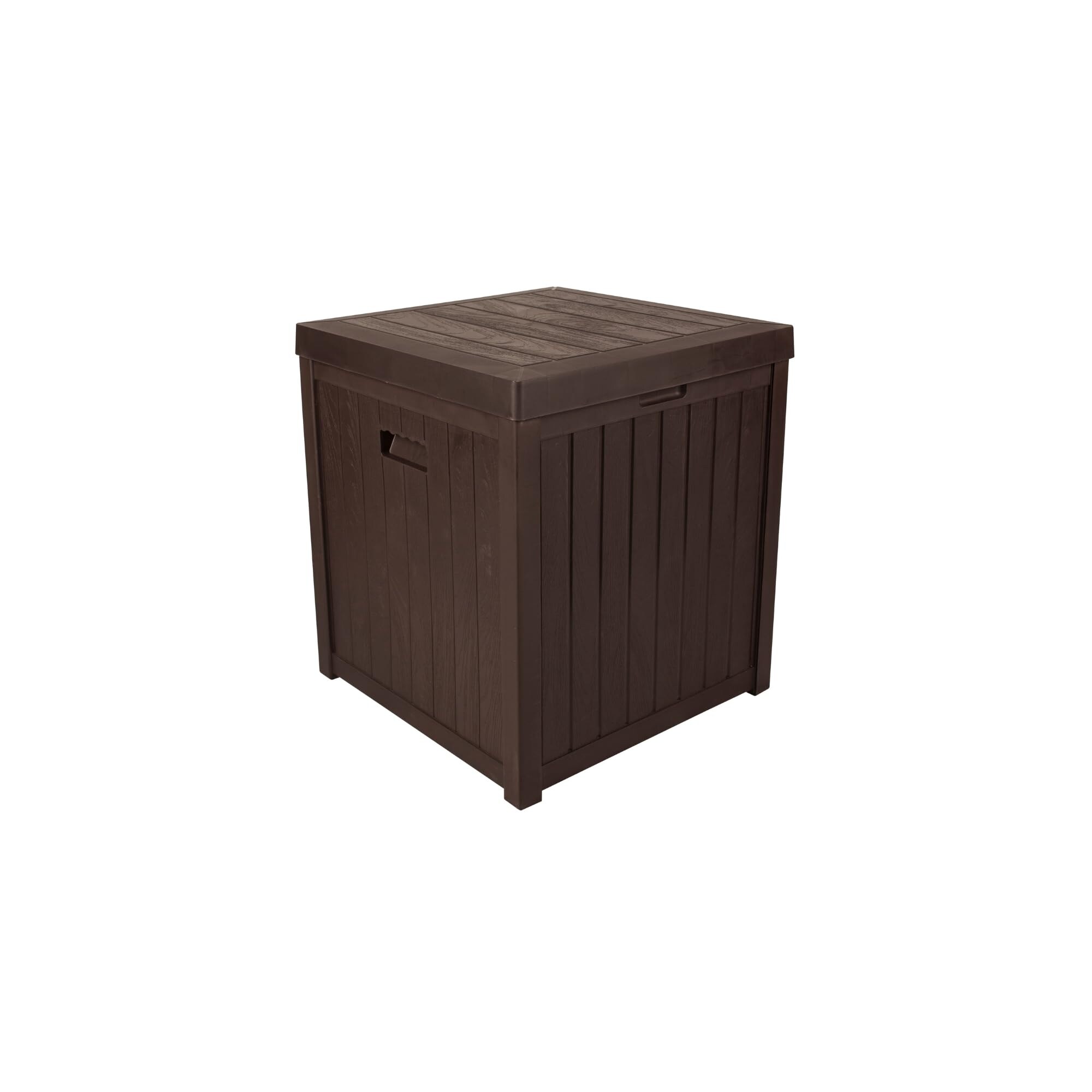 51 Gallon Front Porch Package BinBox for Outside Small Patio Outdoor Storage Boxes Waterproof