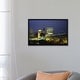 iCanvas "Bridge in a city lit up at night, Detroit Avenue Bridge ...