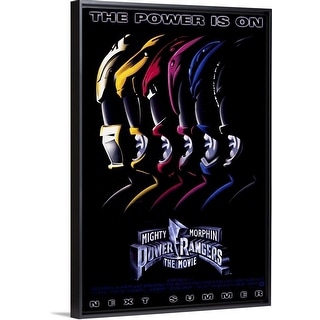 "Mighty Morphin Power Rangers The Movie (1995)" Black Float Frame ...