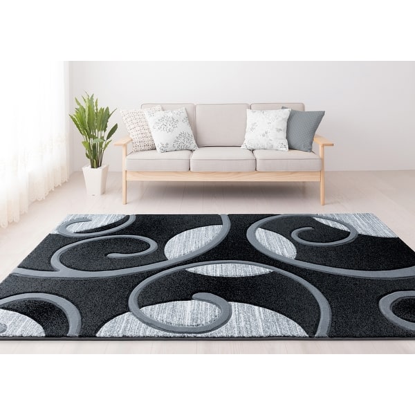 Porch & Den Damascus Hand-Carved Area Rug - Bed Bath & Beyond - 28124262