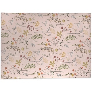 FALL BOTANICALS BLUSH Area Rug By Kavka Designs - Bed Bath & Beyond ...