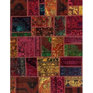 Ahgly Company Machine Washable Abstract Burgundy Red Area Rugs - Bed ...