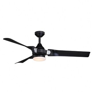 Vaxcel Lighting Austin 52" 3 Blade LED Outdoor Ceiling Fan with Remote ...