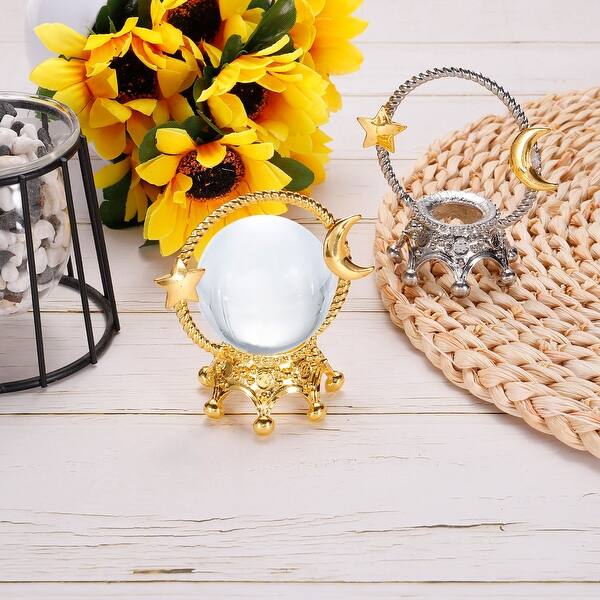 Crystal Ball Display Holder Crown Shaped Egg Stand Display 2.4 Inch ...
