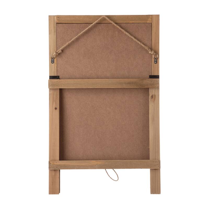 Glitzhome Easter/Patriotic Wooden Standing Easel Hanging Porch Signs ...