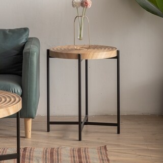 Modern Thread Design Round Coffee Table - Bed Bath & Beyond - 37939791