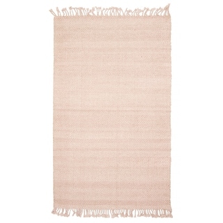 ECARPETGALLERY Braid weave Sienna Pink Wool Rug - 4'10 x 7'10 - Bed ...