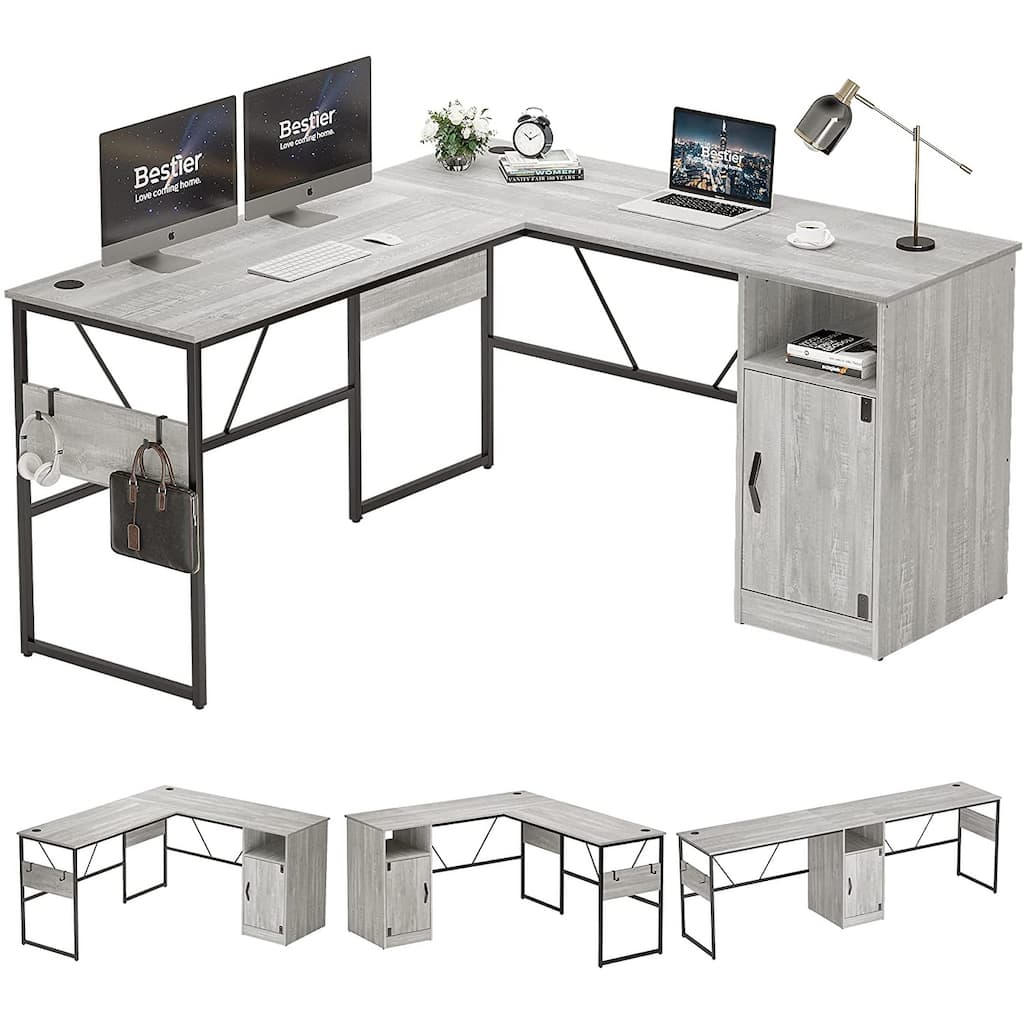 L Shaped Desk Reversible