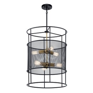 Kichler Piston 6 Light 18" Wide Drum Chandelier - Bed Bath & Beyond ...