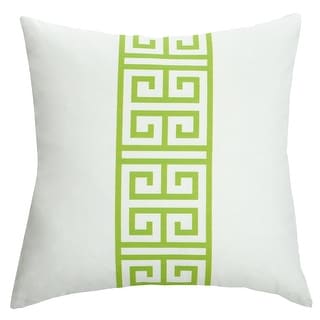 Dann Foley - Square Linen Cushion - Greek Key Upholstery - Bed Bath ...