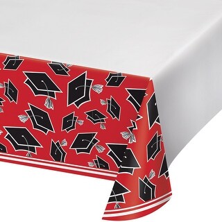 Club Pack of 12 Black and Red School Spirit Theme Decorative Table ...