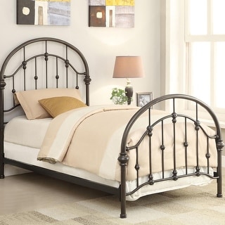 Dark Bronze Metal Twin Bed - Bed Bath & Beyond - 40705952