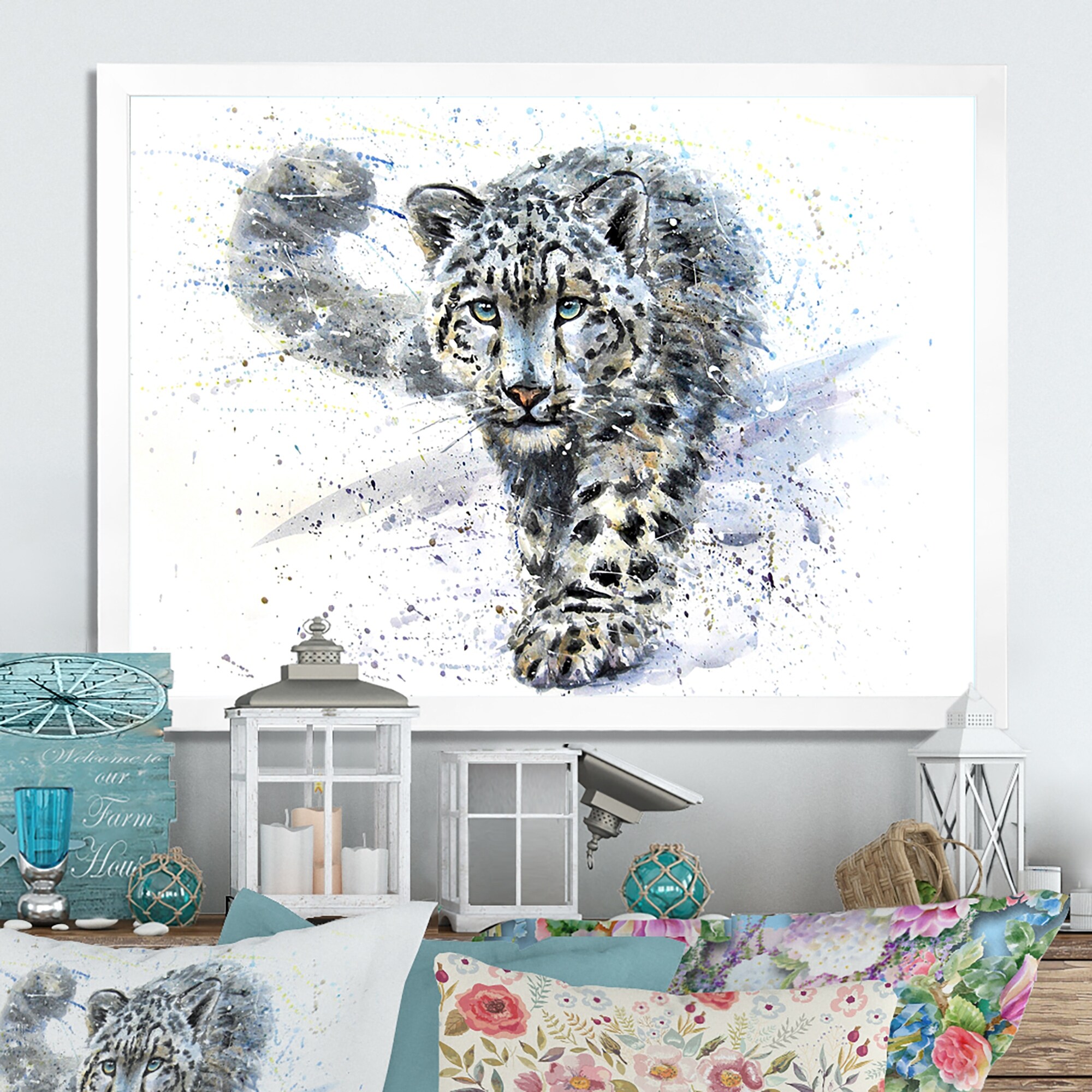 snow leopard design