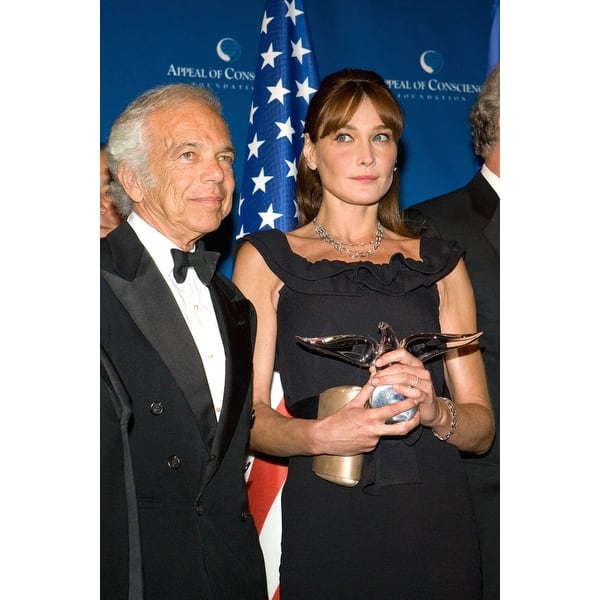 Ralph Lauren Carla Bruni-Sarkozy In Attendance For Appeal Of Conscience FoundationS 2008 World ...