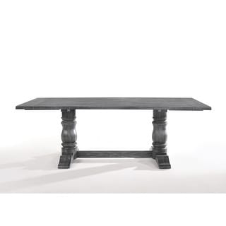 Leventis Weathered Gray Finish Dining Table,Not Included Chairs - Bed ...