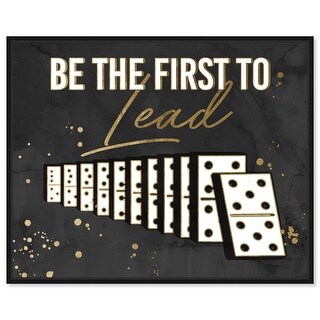 Be The First To Lead Canvas Motivational Quotes For Men Print By ...
