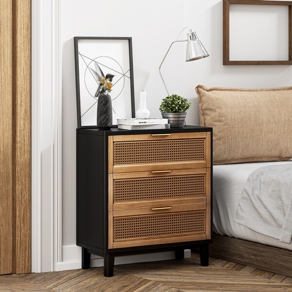 Black nightstand dresser store