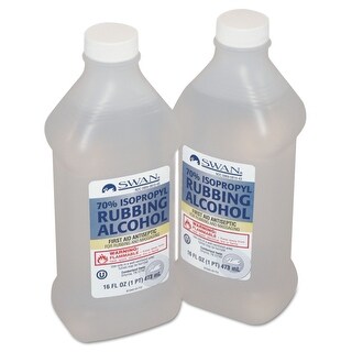 First Aid Kit Rubbing Alcohol, Isopropyl Alcohol, 16 Oz Bo\Bundle of 5 ...