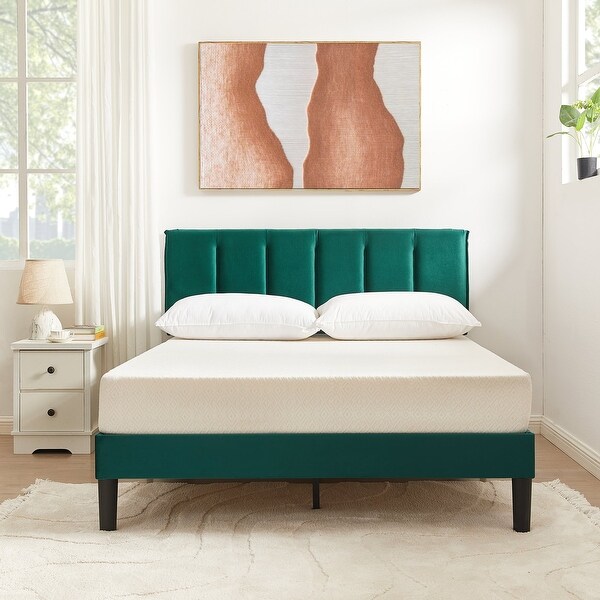 Dark green headboard store